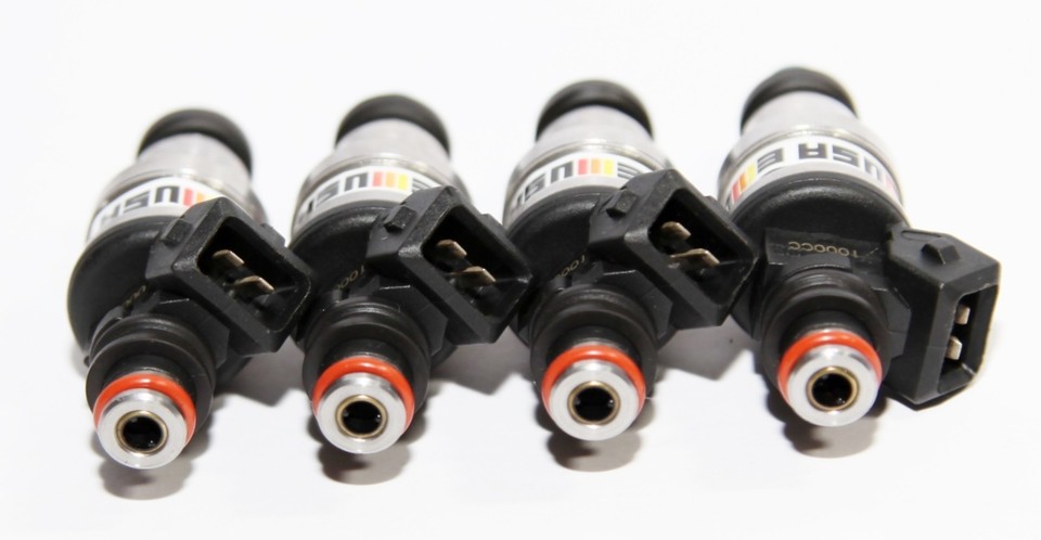 1000CC 4PCS Fuel Injectors fit 92-96 Honda B16 B18 B20 D16 D18 F22 H22 ...
