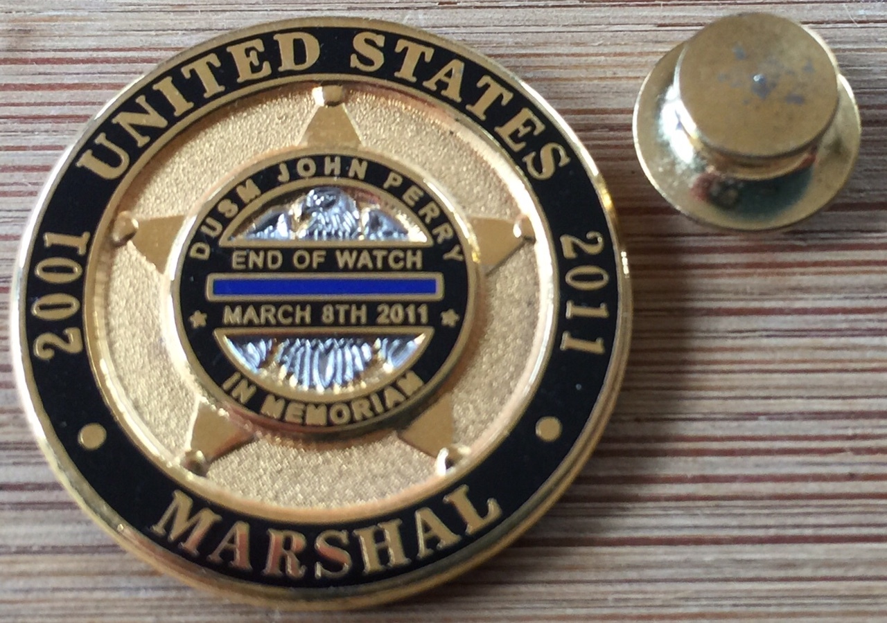 USMS - US Marshals Service Commemorative DUSM John Perry Lapel Pin | eBay