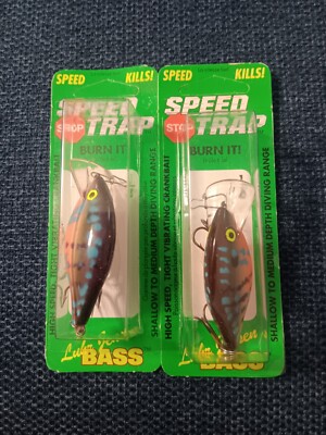Pre Rapala Vintage Luhr Jensen Speed Trap Bluegill 1/8oz Fishing Lures ...