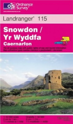Snowdon and Caernarfon (Landranger Maps) by Ordnance Survey Sheet map ...