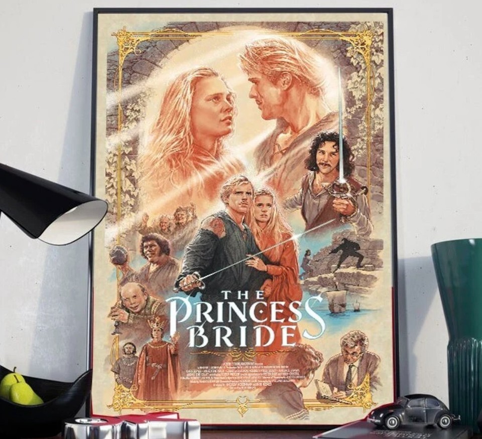 1987 The Princess Bride Movie Poster Living Room Poster Unframed 24" x ...