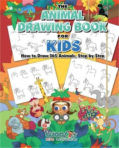 Woo! Jr. Kids Activitie The Animal Drawing Book for Kid (Paperback) (US ...