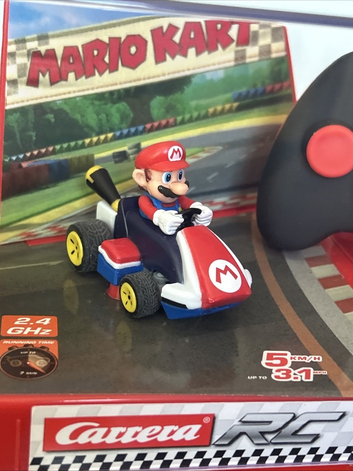 Carrera Mario Kart Mini RC Remote Control Car (Mario) Open Box, Not ...
