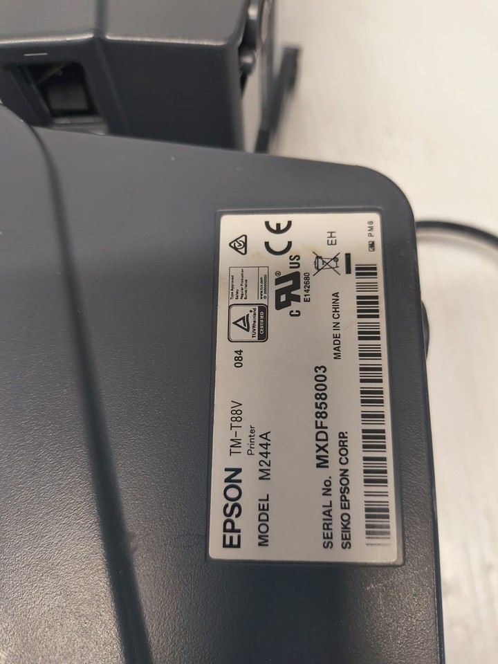 Lot 4 Epson Micros TM-T88V M244A PoS Parallel Thermal Receipt Printer ...