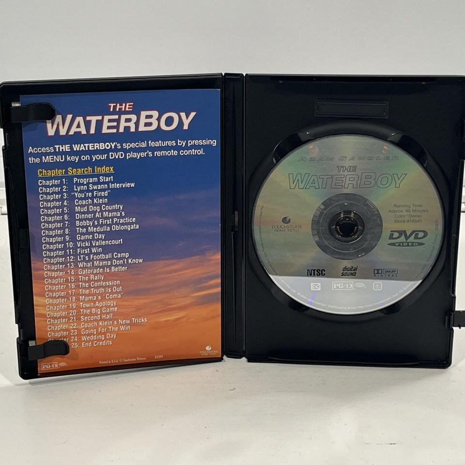 The Waterboy DVD | 1998 Adam Sandler Henry Winkler Widescreen ...