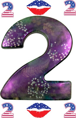 Handmade Large number 2 for door plate or home decor | eBay