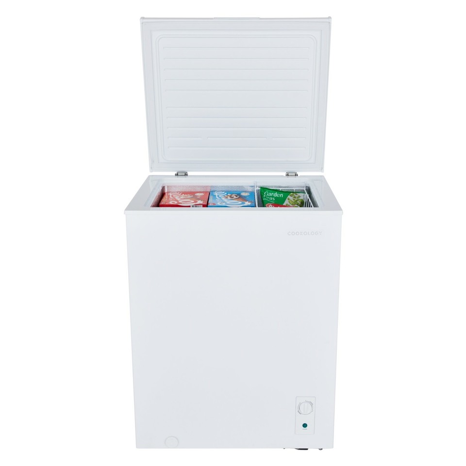 Cookology CCFZ142WH 142L Freestanding Chest Freezer with Chiller Mode ...