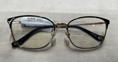 New COACH HC5135 BLACK/GOLD Womens Eyeglasses Frame 55-17-140 | eBay