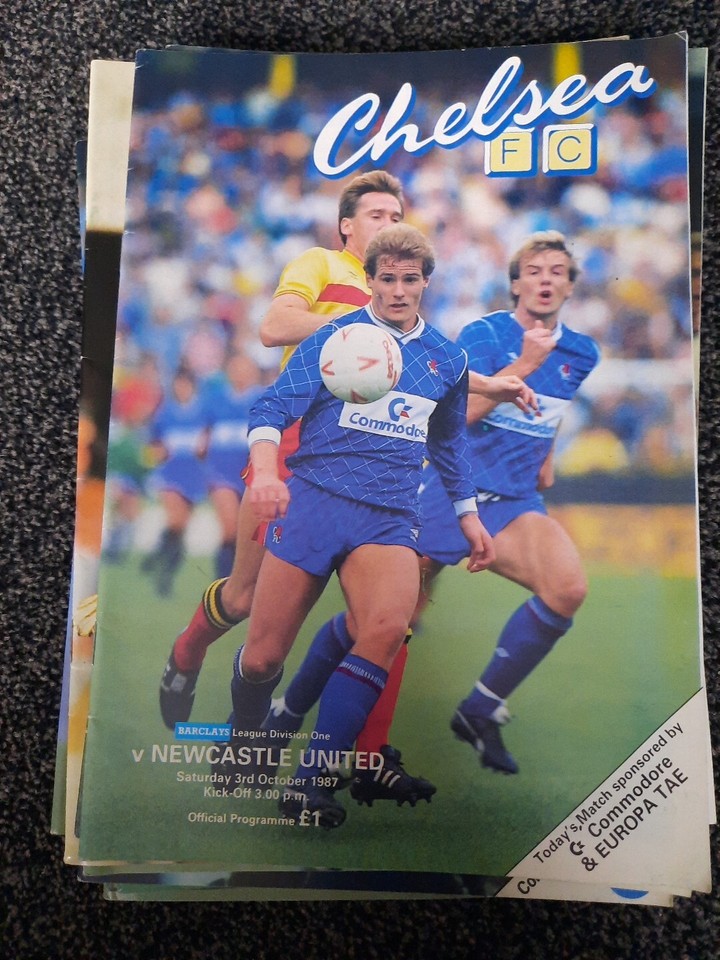 19 Chelsea Programmes From Season 1987/88 | eBay