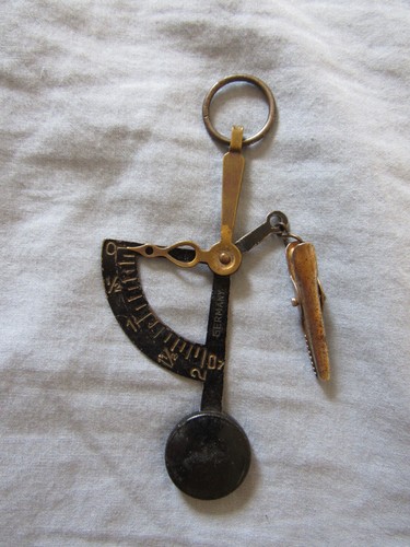 Vintage 2 oz Letter Postal Scale Germany Hanging Hand Held with Clip | eBay