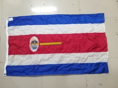 Costa Rica Vintage Nautique Pays Sortie Porte Drapeau De Bateau Salvage ...