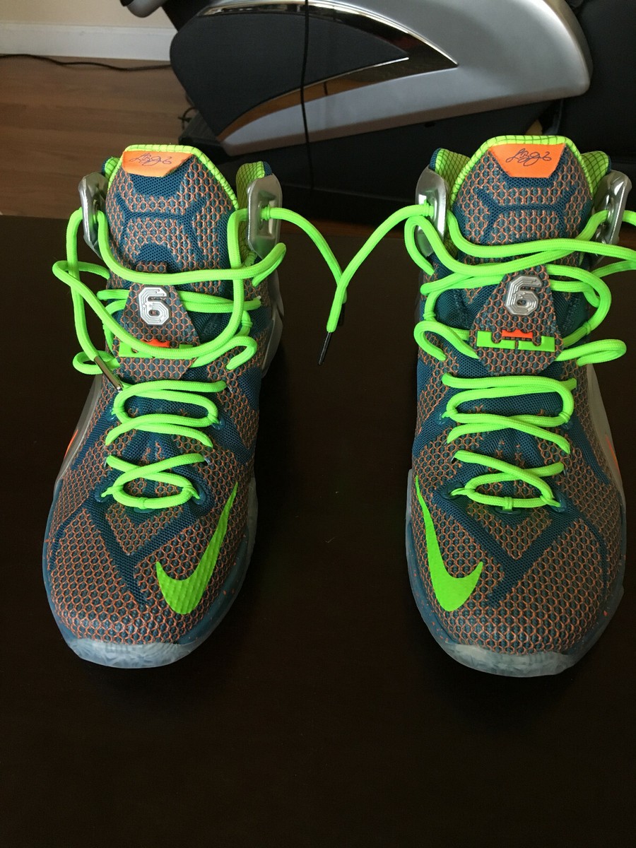 Lebron 12 Blue And Green