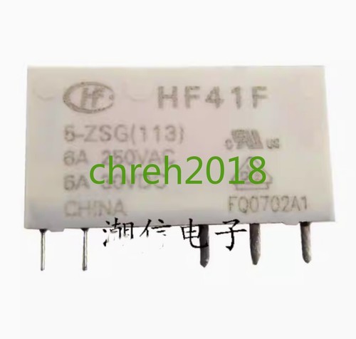 2 PCS NEW HF41F-5-ZS five pin 5V Hongfa relay | eBay