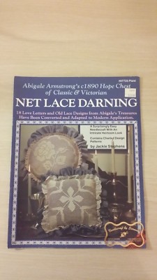 NET LACE DARNING FLORAL BUTTERFLY SAMPLER PATTERN FREE SHIPPING | eBay
