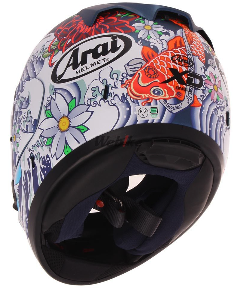 ARAI GENUINE OEM XD ORIENTAL MATT BLUE FULL FACE HELMET (ASIAN FITTING ...