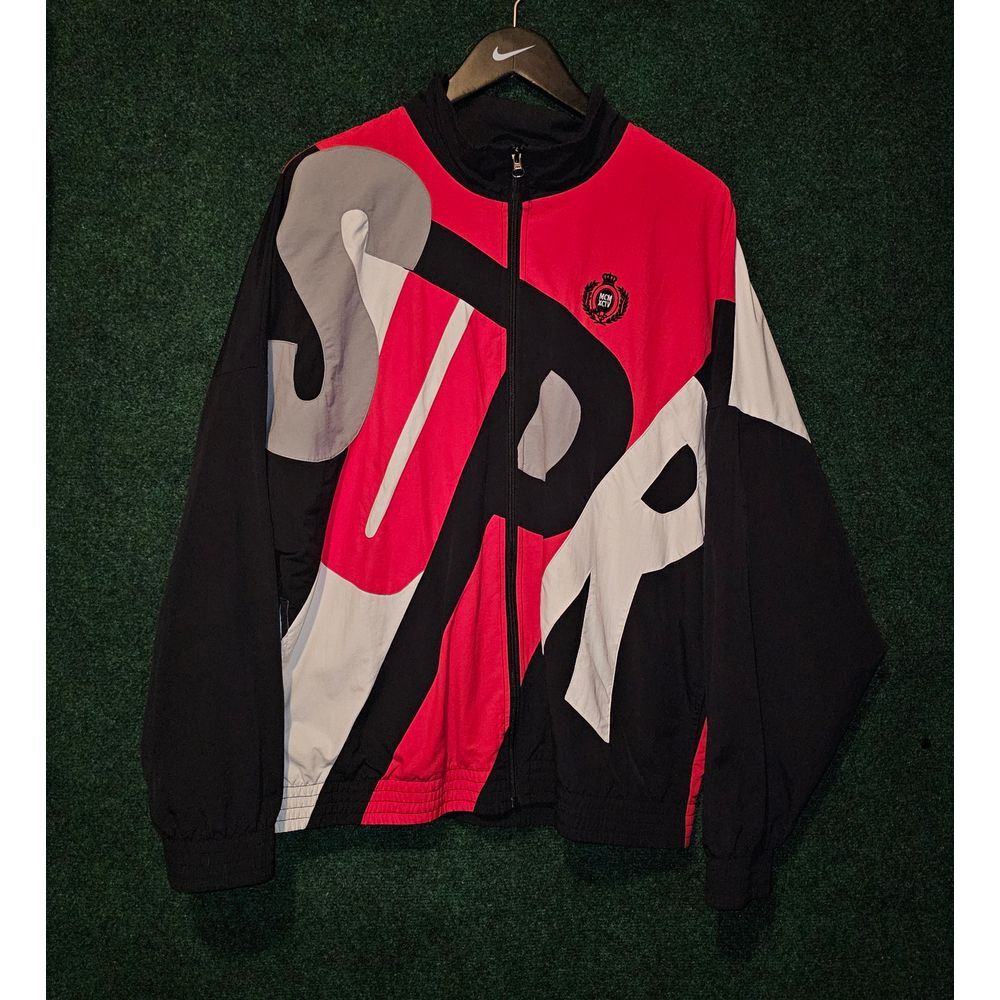 Supreme Windbreaker hypebeast Track Jacket Big Logo s… - Gem