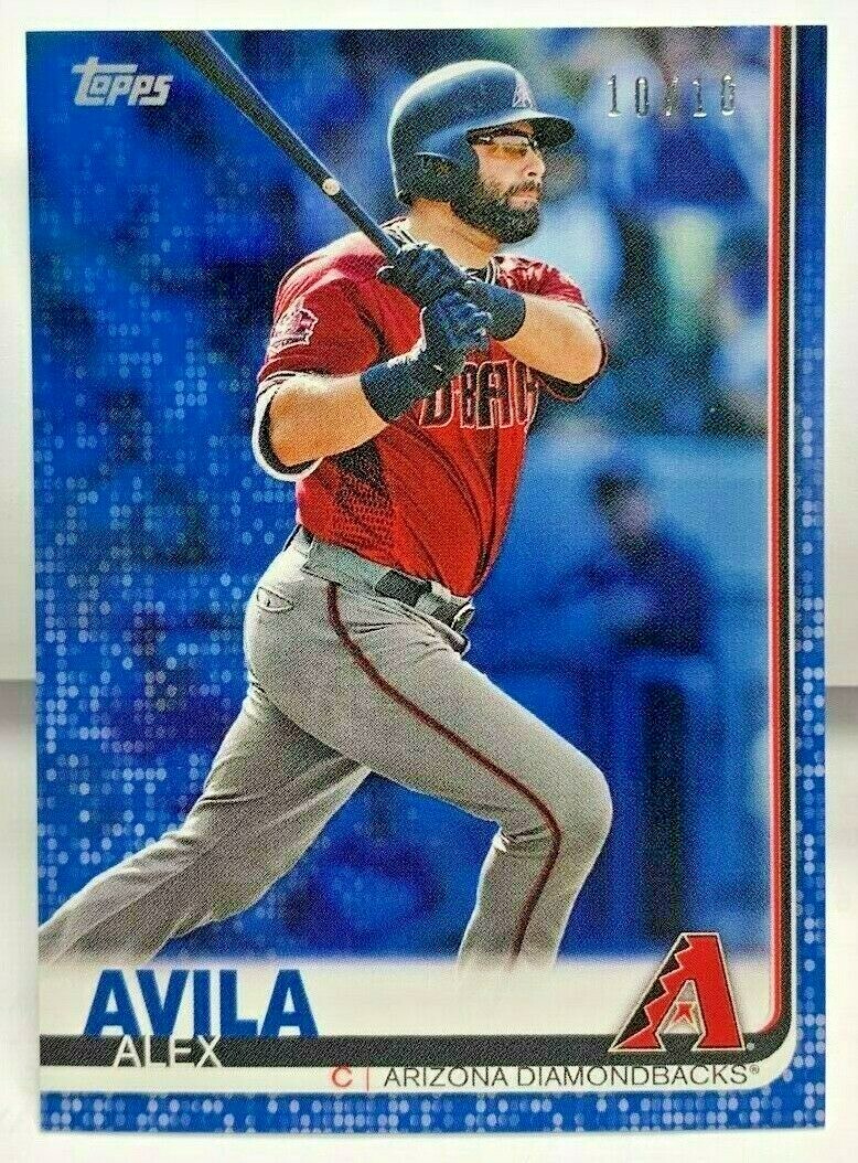Alex Avila 2019 Topps MINI On Demand #458 BLUE Parallel #'d 10/10 ...