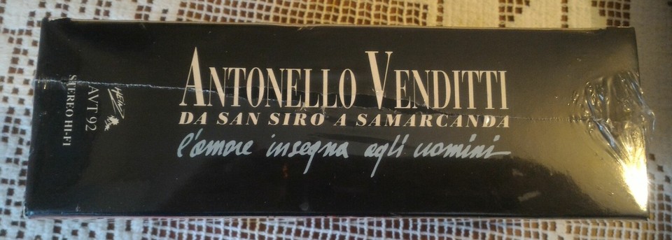Box 2 VHS Antonello Venditti Ladies San Siro A Samarkand 1992 Sealed No ...