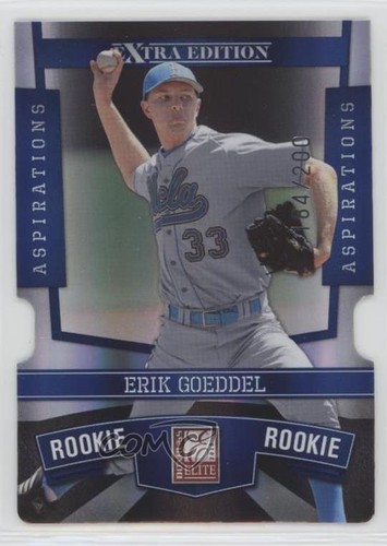 2010 Donruss Elite Extra Edition - Rookie Erik Goeddel #190 Aspirations ...