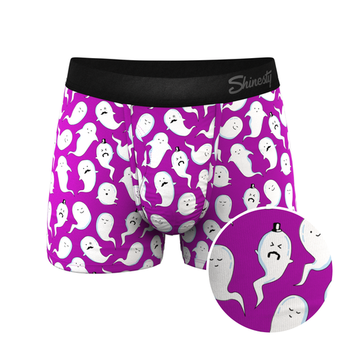 Shinesty "The Little Swimmers" Ghost Print Ball Hammock® Pouch Trunks ...