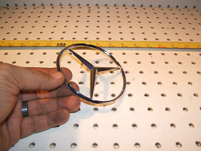 Mercedes Late W126 from 1986 Only REAR Plastic chrome Genuine 1 Star ...