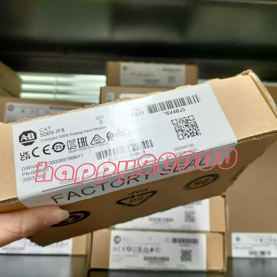 New Factory Sealed AB 5069-IF8 SER A Compact 5000 Analog Input Module ...