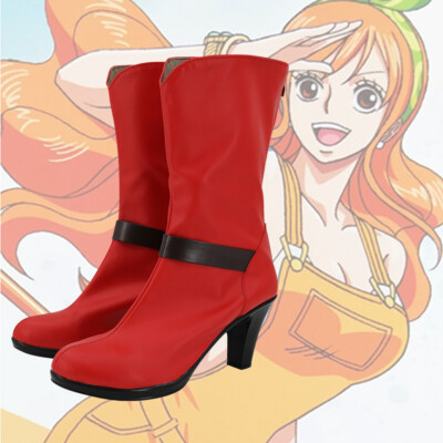 Nami Shoes ONE PIECE Cosplay Boots Handcrafted | eBay