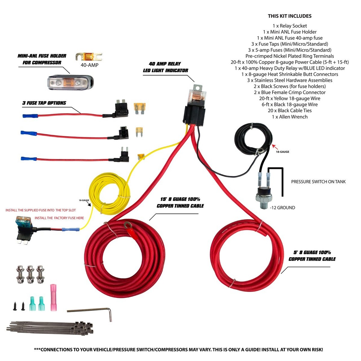 Viair Air Compressor Wiring Diagram AR Single Compressor Wiring