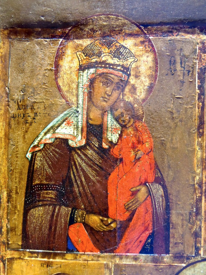 Icona russa antica originale, Russian icon, Russische Ikone, Icon, Ikon ...