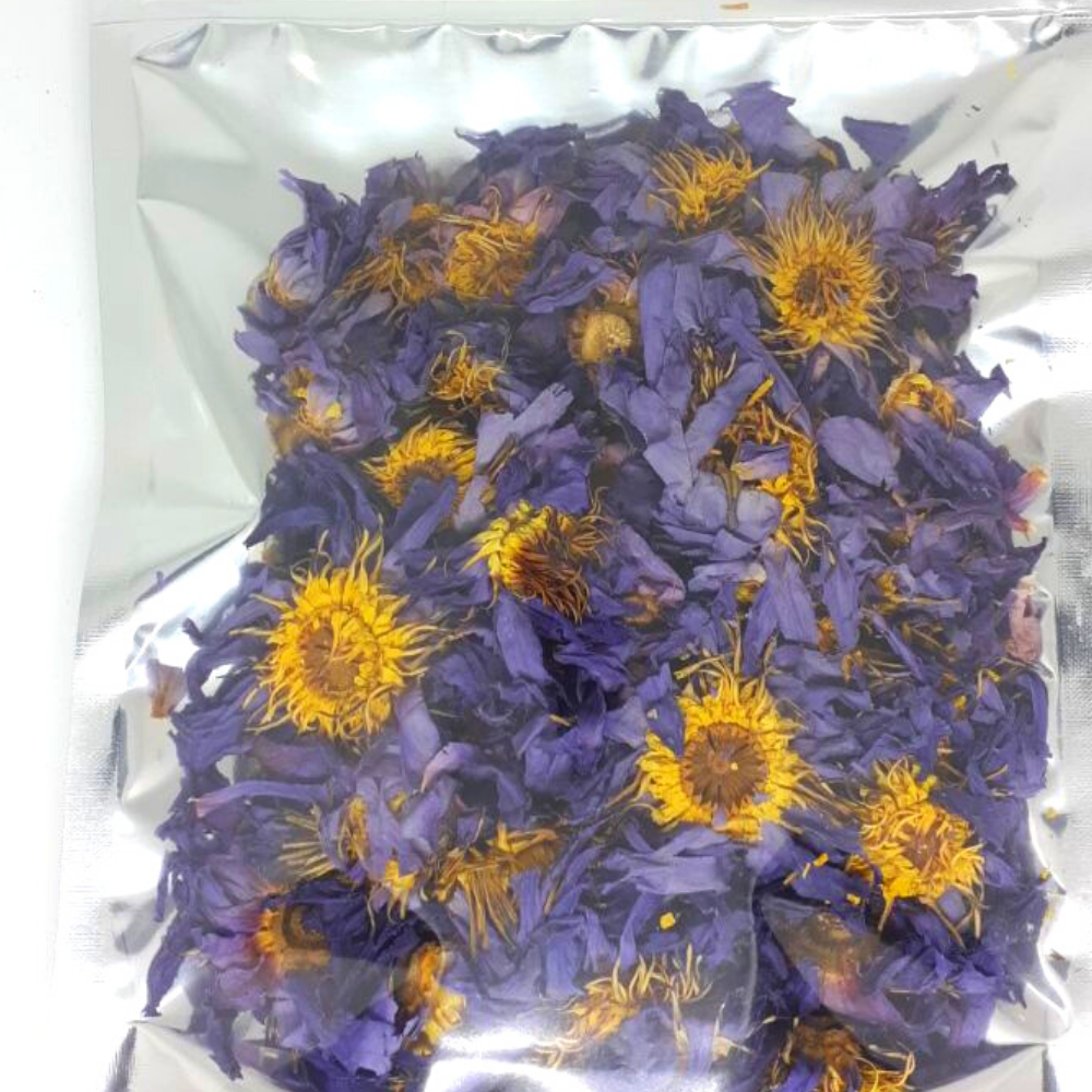 Dry Egyptian Blue Lotus Whole Flowers Nymphaea Caerulea Natural Tisane ...