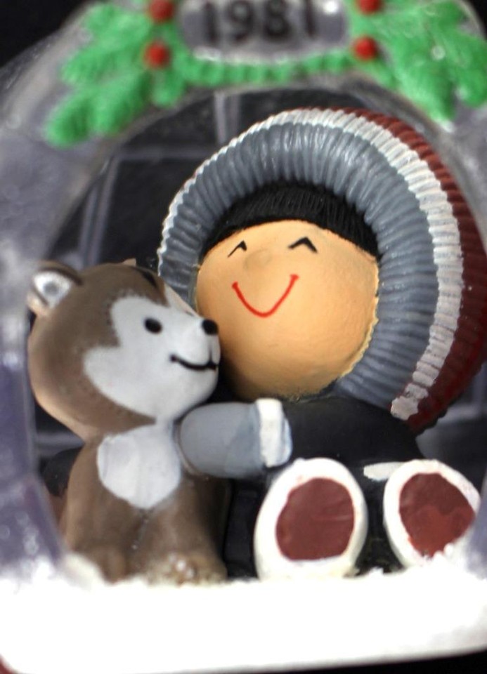 Hallmark Christmas Ornaments Frosty Friends Eskimo and Husky in Igloo ...