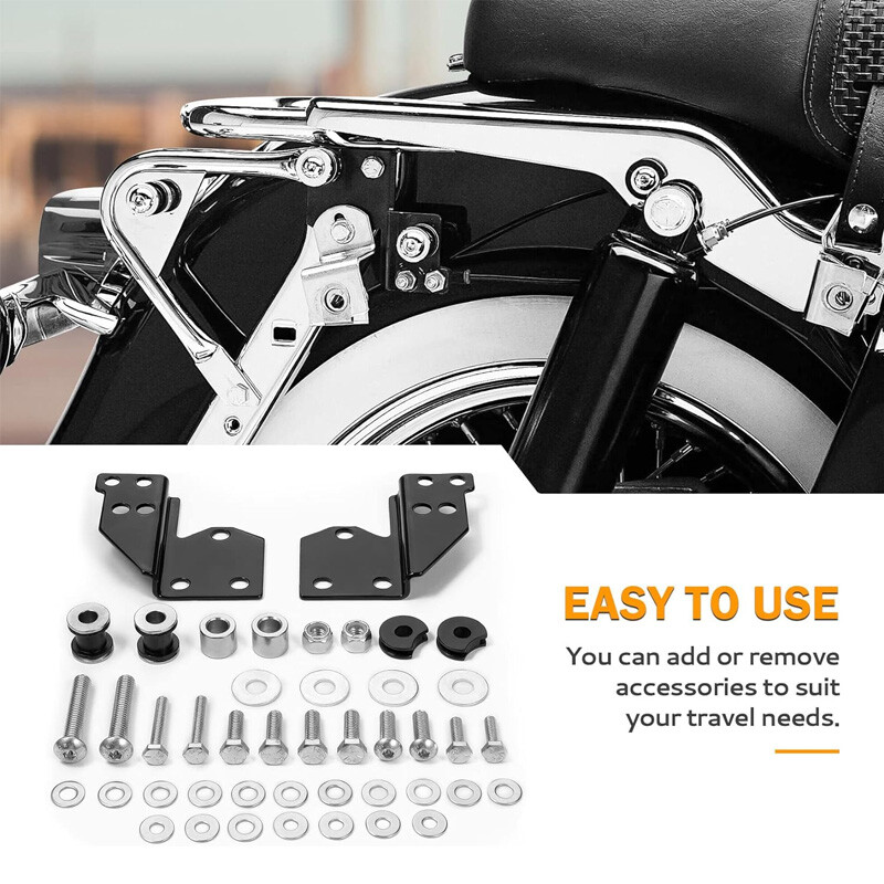 Luggage Rack Front Docking Hardware For Harley Touring 97-08 Replace ...