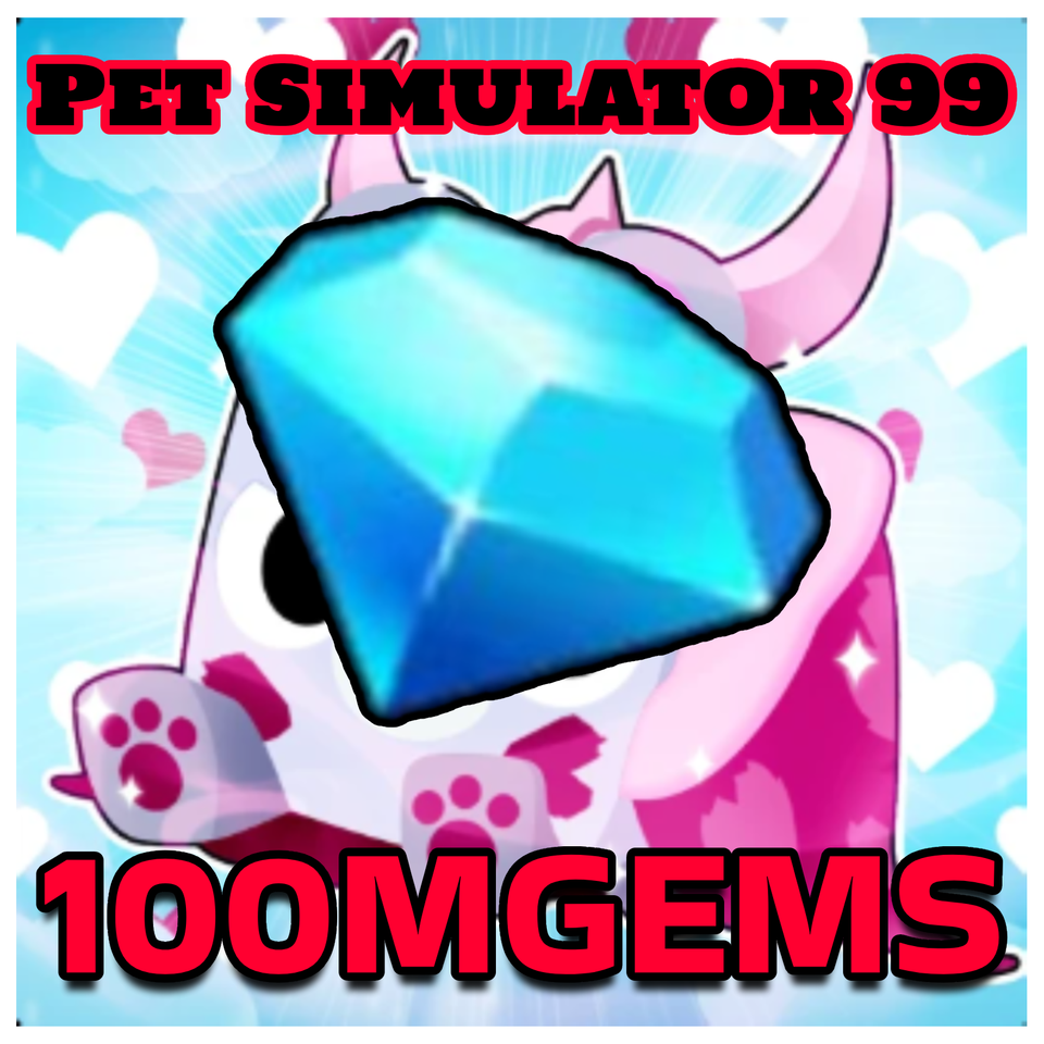 Pet Simulator 99(Pet Sim 99 PS99) 💎100M GEMS | QUICK🚚 -RELIABLE | eBay