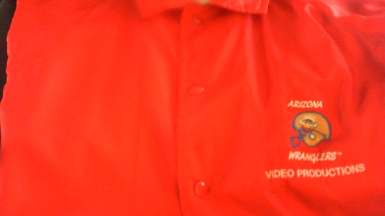 USFL Arizona Wranglers Video Production lined windbr… - Gem