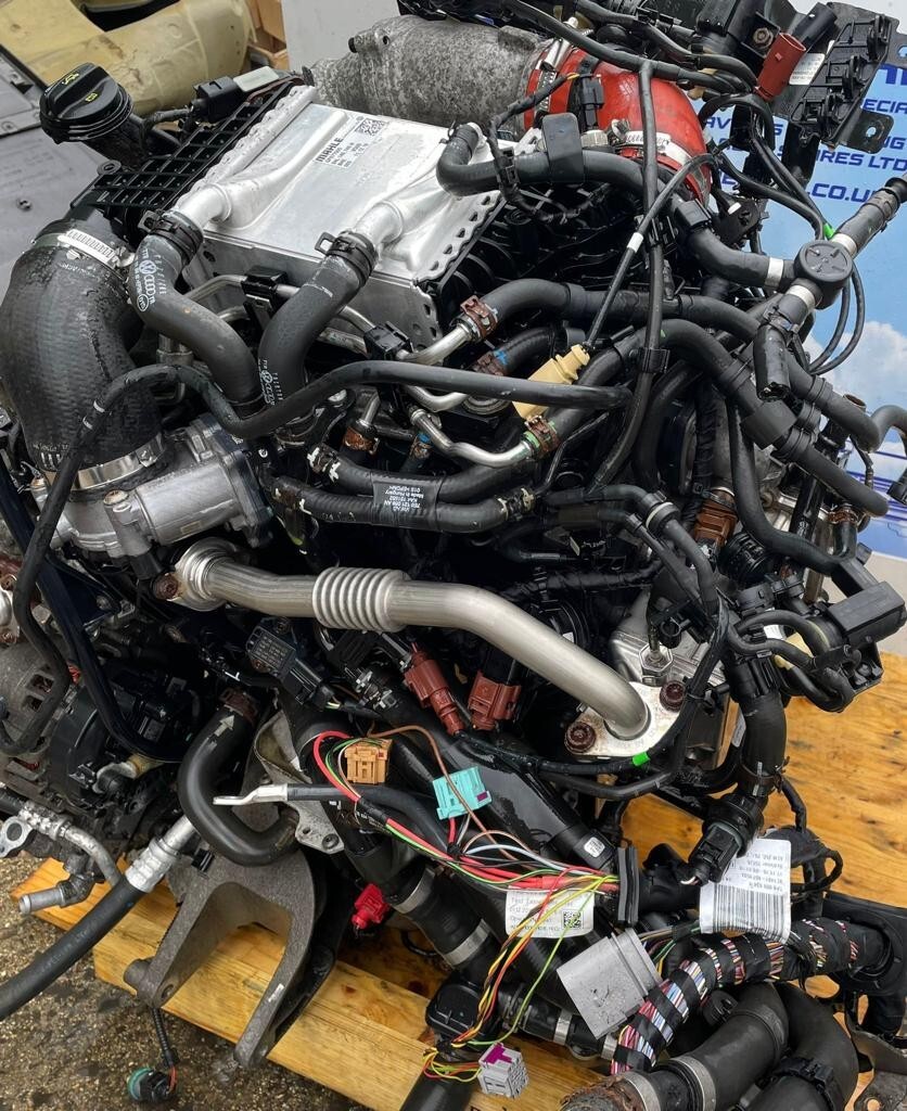 VW T6 TRANSPORTER 16-20, COMPLETE GENUINE EURO 6 BI-TURBO ENGINE UNIT ...