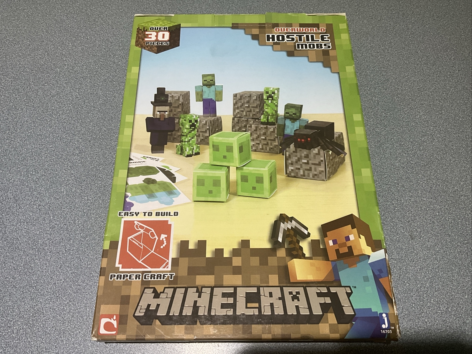 Minecraft Craft Kits Papercraft Hostile Mobs Set Over 30 for sale ...