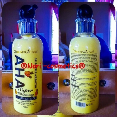 Gluta Magic Acid 3x Alpha Arbutin AHA Super Whitening Body Milk/500ML ...