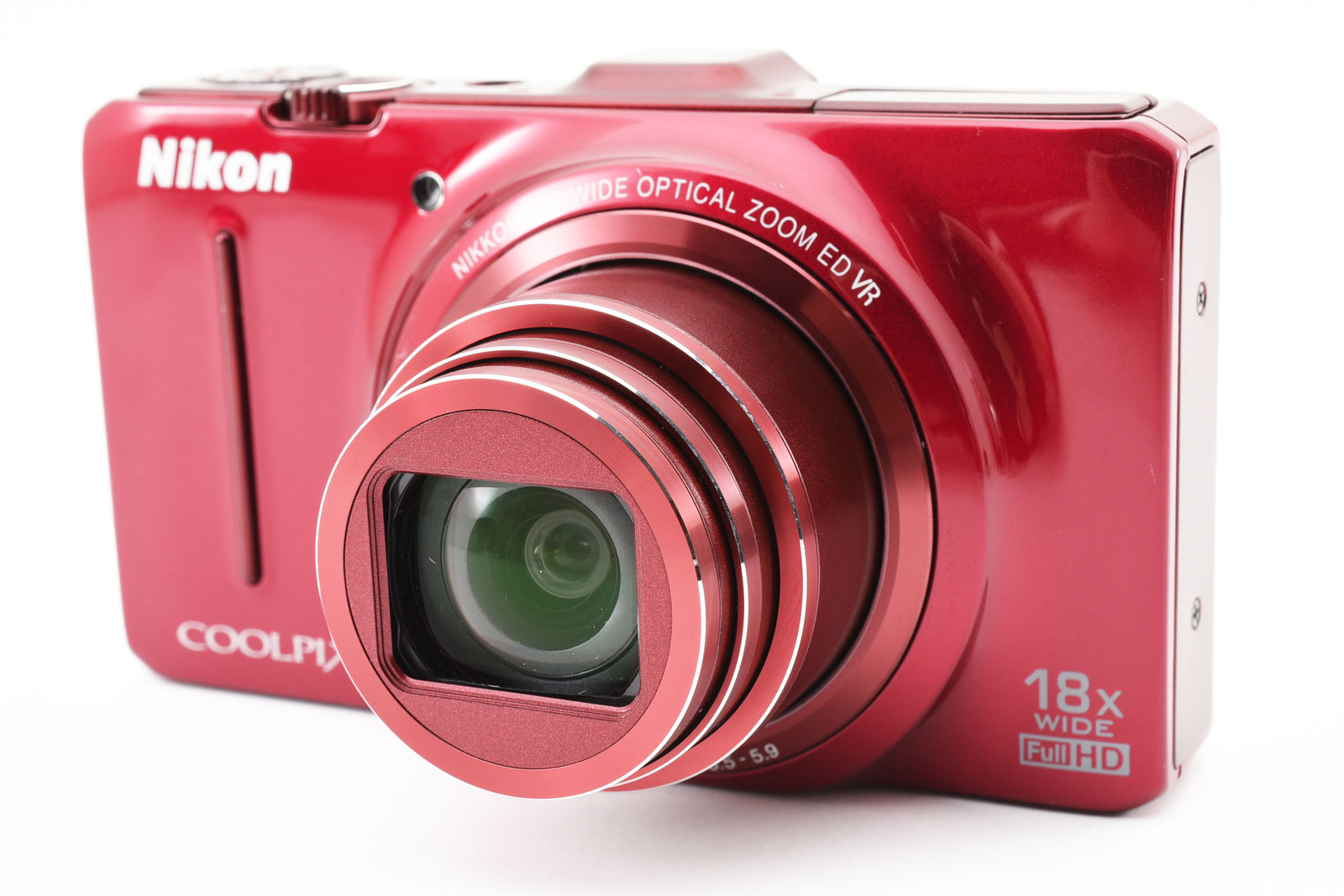 Nikon COOLPIX S9300 16.0MP 18x Compact Digital Camera Red From JAPAN | eBay