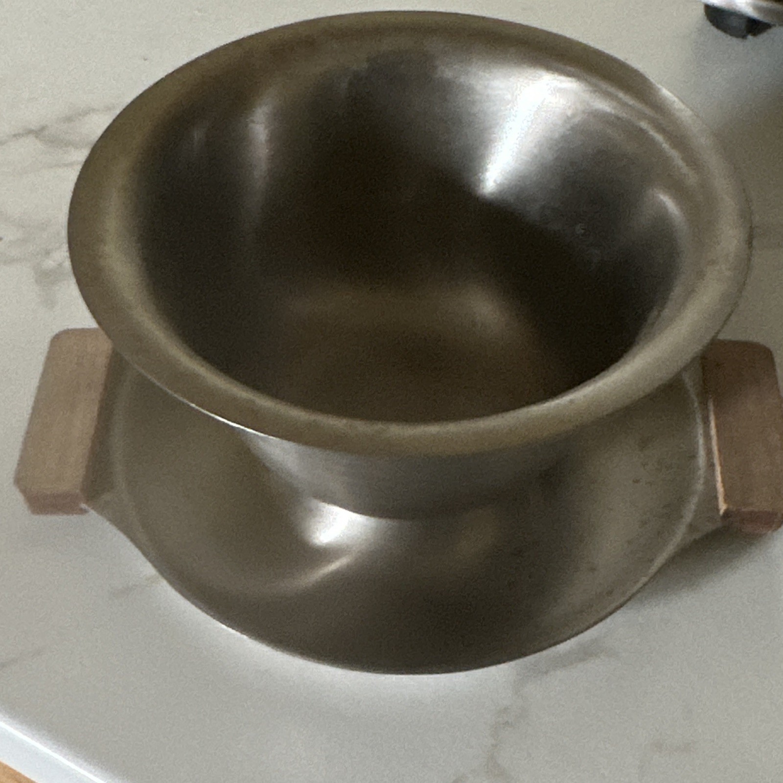 18-8 Stainless Steel Bowl with Side Handles, Silver Round Solid, Japan ...