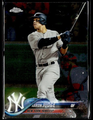 2018 Topps Chrome #1 Aaron Judge Baseball Card Yankees 0201D | eBay