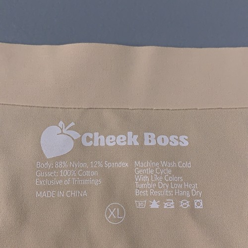 Cheek Boss Womens Size XL Beige High Waisted Cheeky Panty NWT | eBay