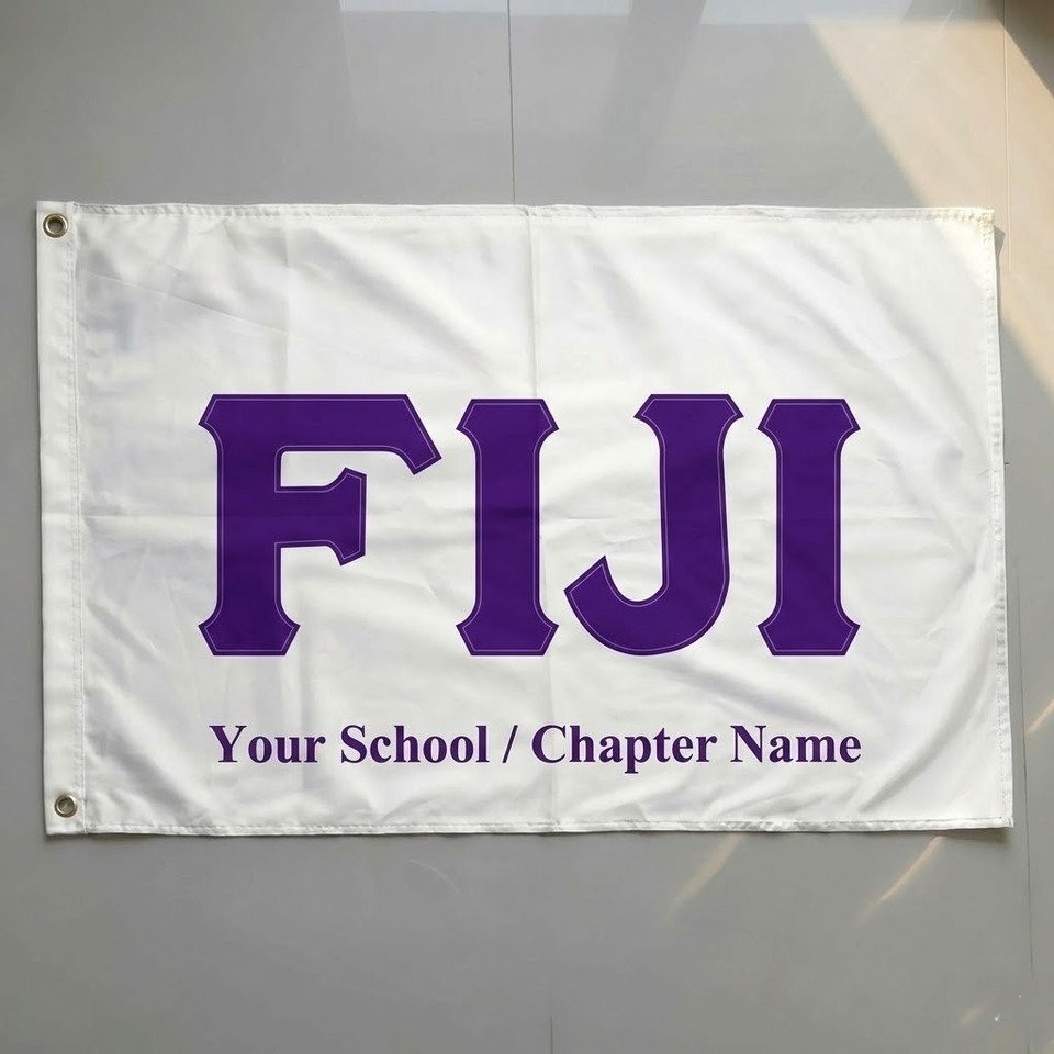 Custom FIJI Phi Gamma Delta Fraternity Flag Personalized / Chapter ...
