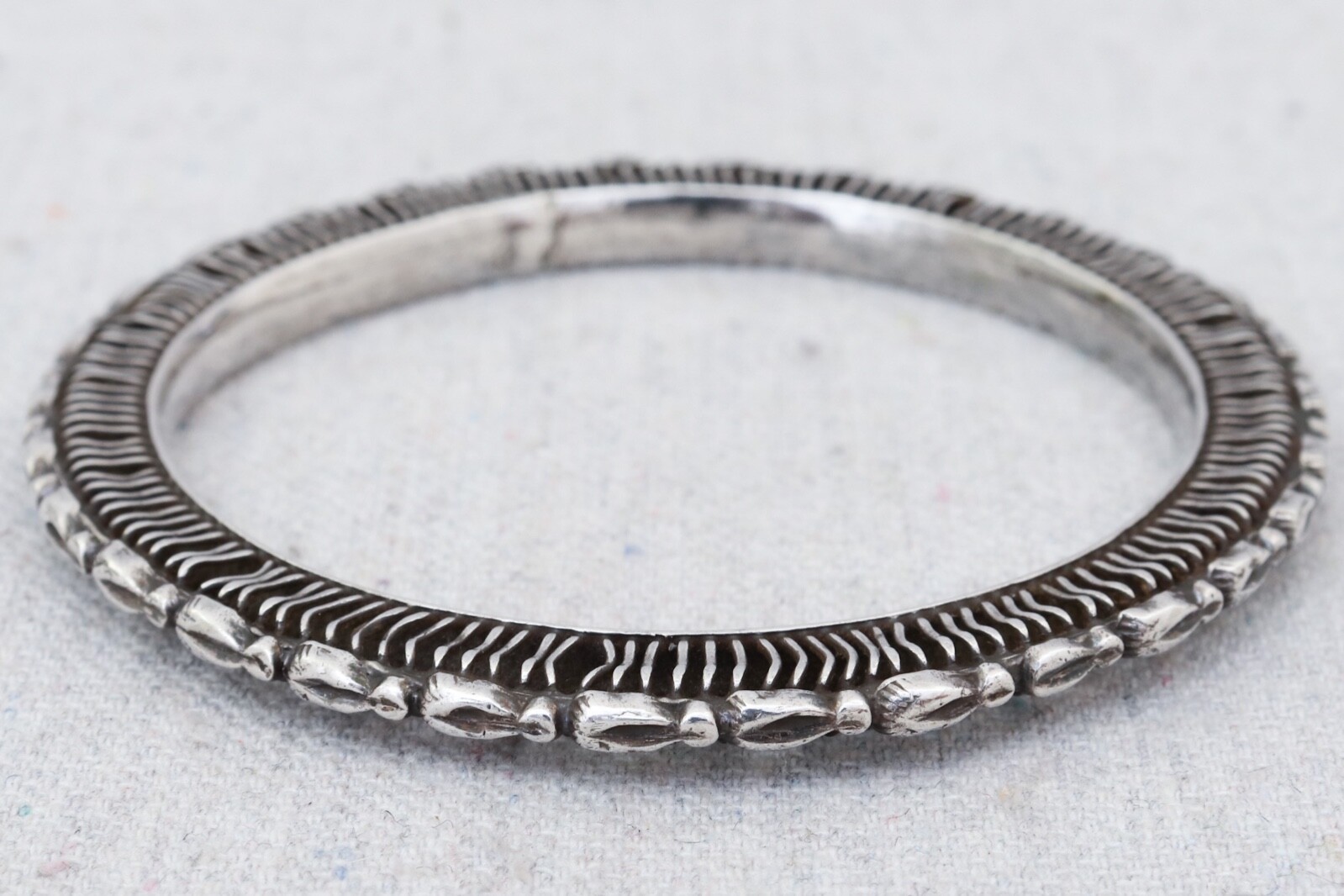 Antique Vintage Rajasthani Indian Sterling Silver Fil… - Gem