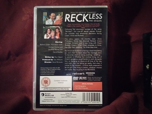 RECKLESS THE SEQUEL - Robson Green / Francesca Annis - UK REGION 2 DVD - vgc | eBay