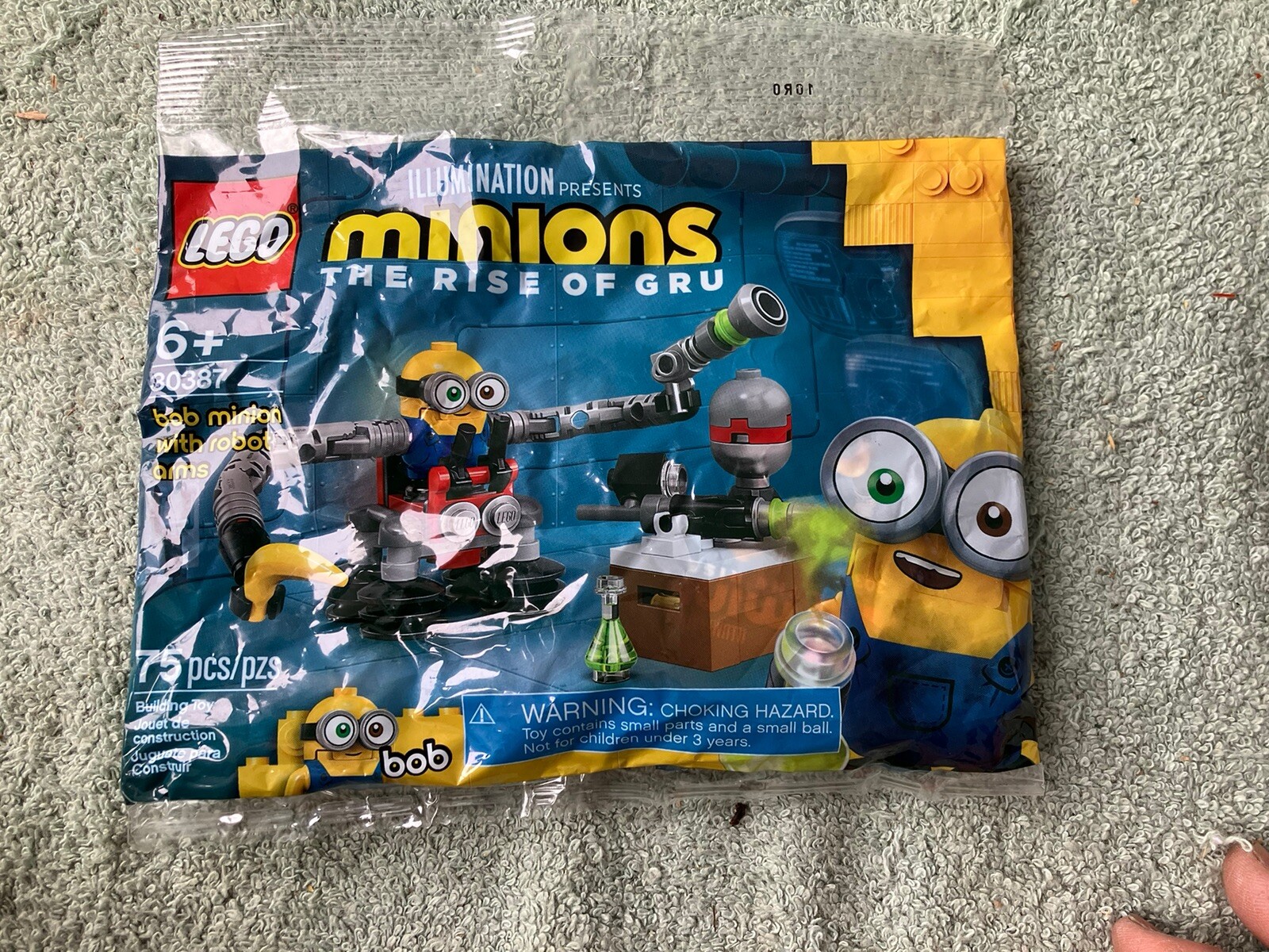 Lego Minions The Rise Of Gru 30387 Bob Minion With Robot Arms | eBay