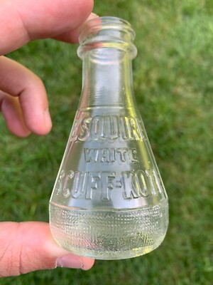 Vintage 1950’s Esquire White Scuff-Kote Collectible Embossed Shoe ...