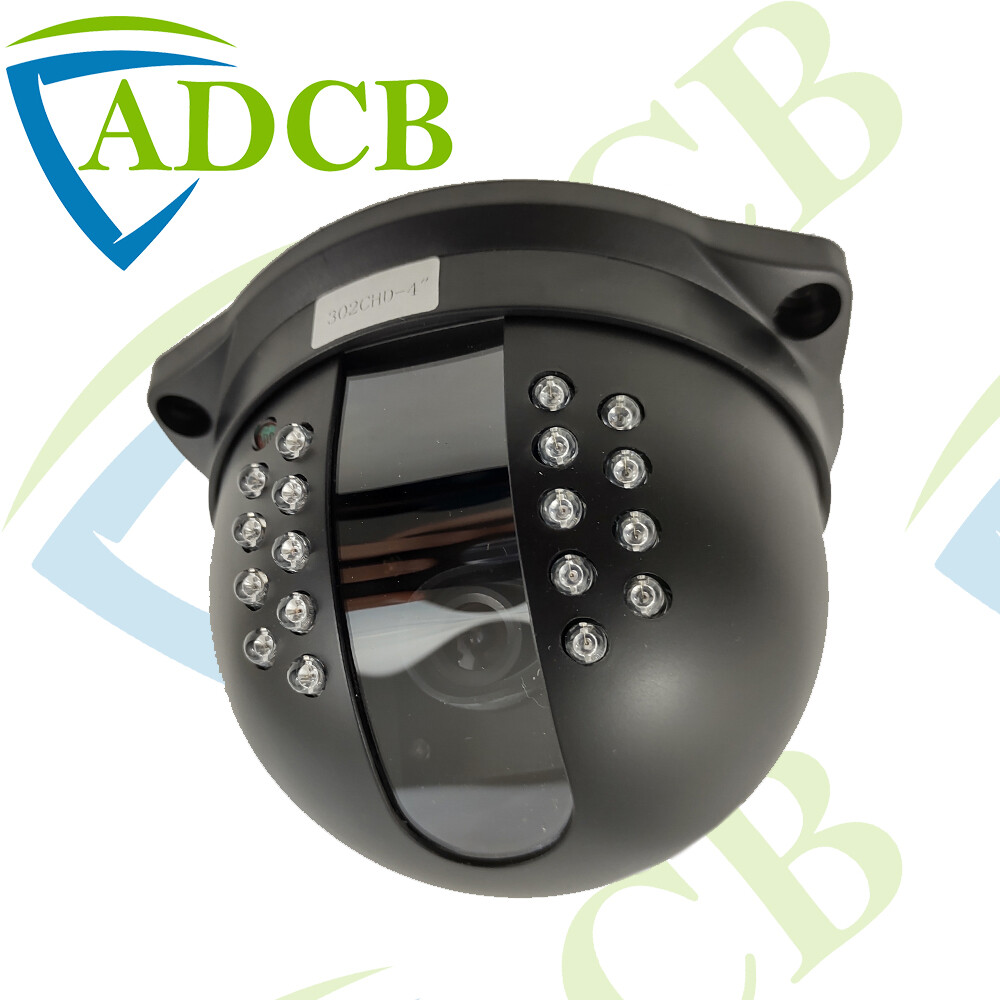 302CHD-4 Black Dome Internal CCTV Security Camera Night Vision 480TVL ...