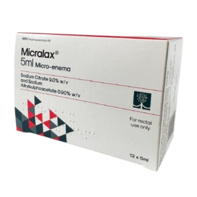 Micralax Micro-Enema 5ml - 12 x 5ml - | eBay UK