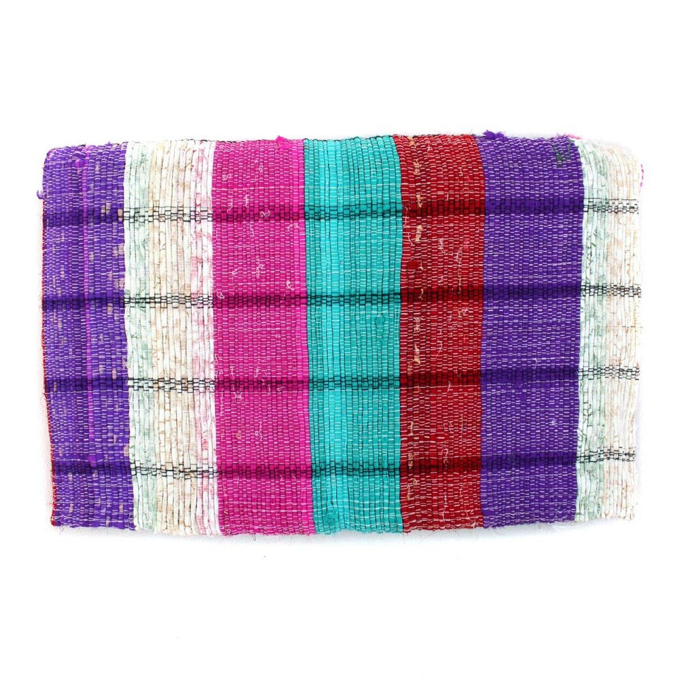 4X6 Indian Rectangular Beautifully Made Chindi Rag Rug Floor Carpet ...