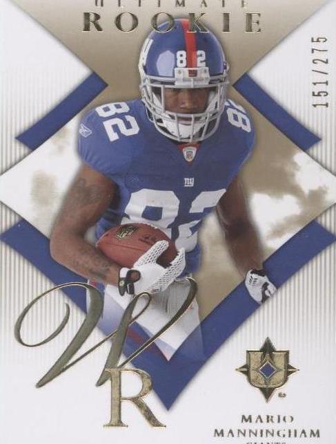 2008 Ultimate Collection - Ultimate Rookie Mario Manningham #178 /275 ...